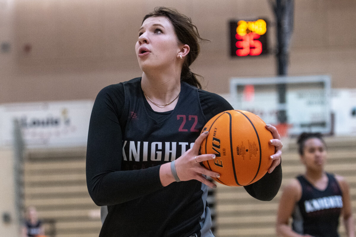 Northridge girls basketball center Aubree Reeve stays busy with ...